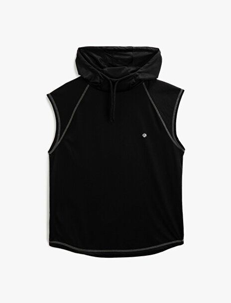 Koton Erkek Kapüşonlu Sweatshirt Kolsuz