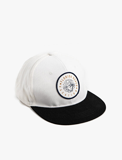 Koton Erkek İşlemeli Şapka