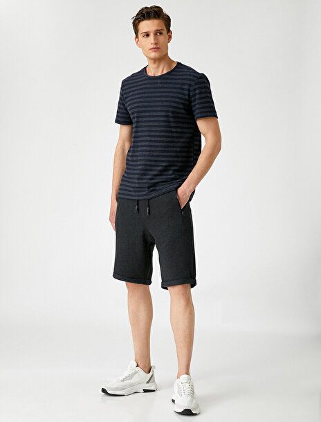 Koton Erkek Belden Baglamali Bermuda Şort