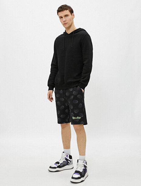 Koton Erkek Rick and Morty Şort Lisanslı Pamuklu