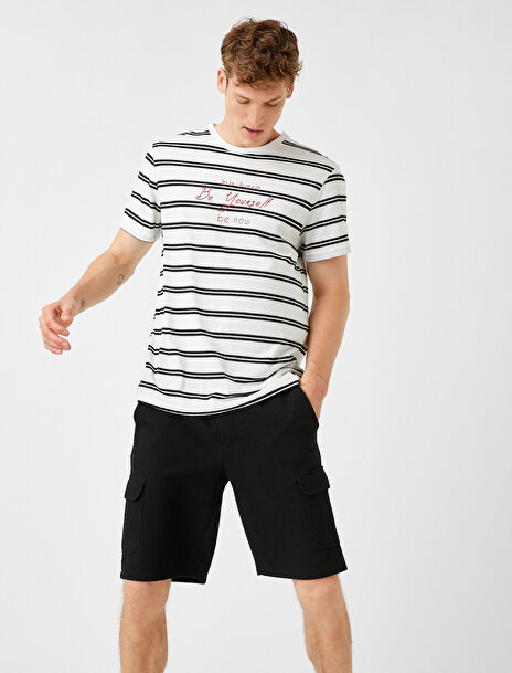 Koton Erkek Cepli Kargo Bermuda Şort