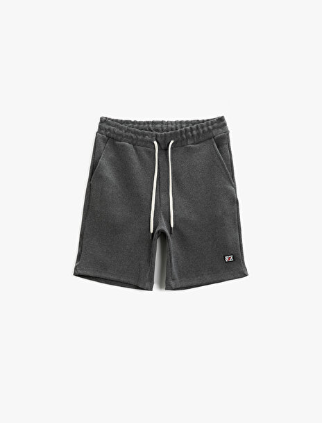 Koton Erkek Cepli Şort Amblemli Koton Erkek Cepli Şort Amblemli