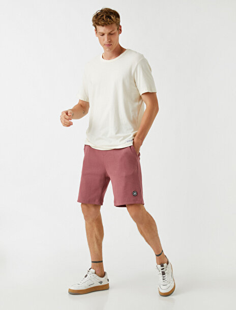 Koton Erkek Cepli Şort Amblemli