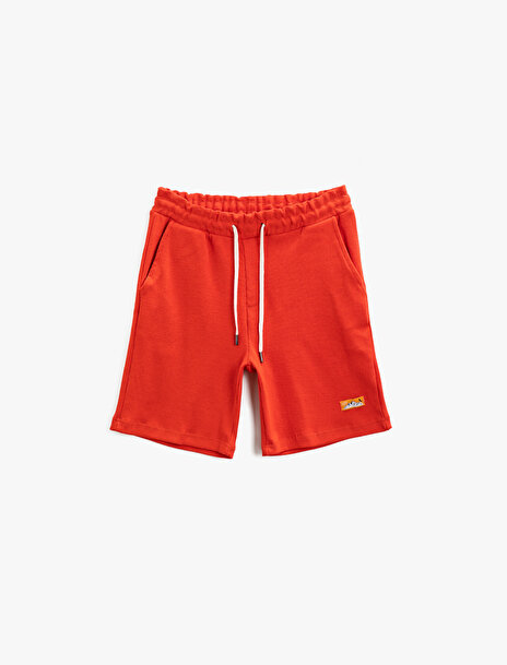 Koton Erkek Cepli Şort Amblemli Koton Erkek Cepli Şort Amblemli