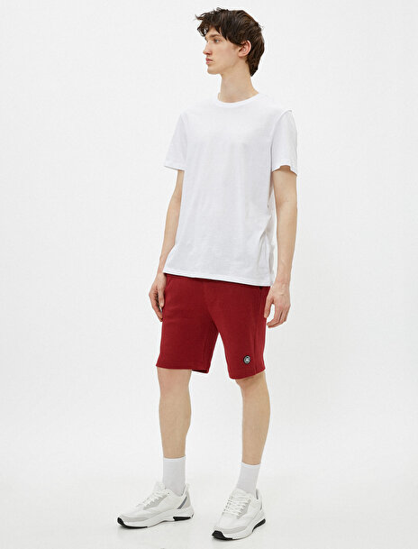 Koton Erkek Cepli Şort Amblemli Koton Erkek Cepli Şort Amblemli