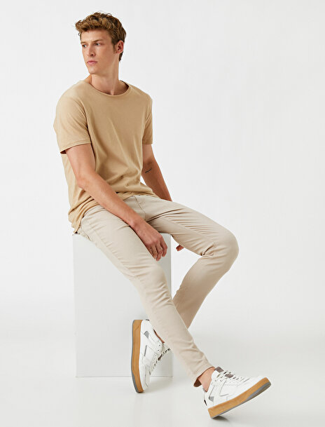 Koton Erkek Slim Fit Gabardin Pantolon Koton Erkek Slim Fit Gabardin Pantolon
