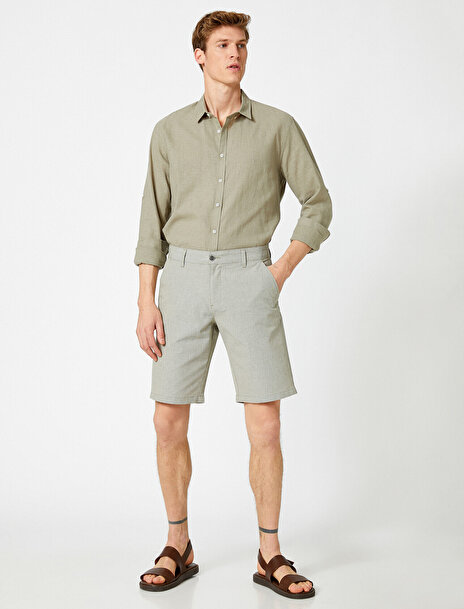 Koton Erkek Chino Şort Pamuklu