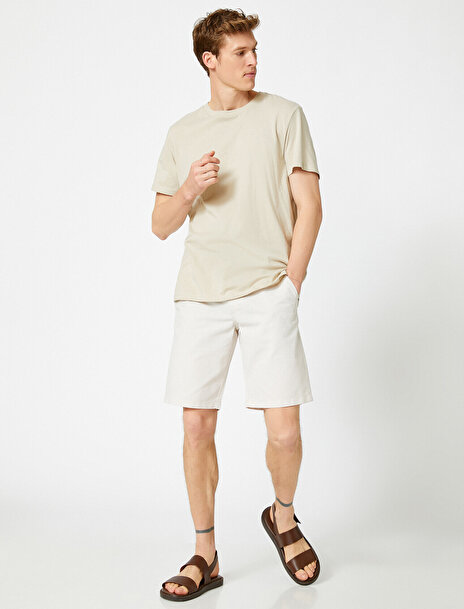 Koton Erkek Chino Şort Pamuklu
