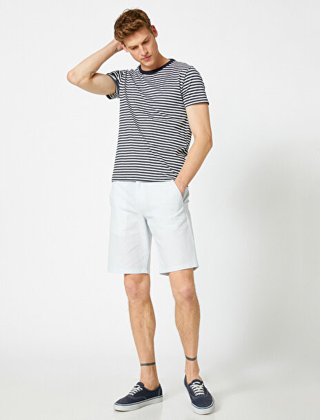 Koton Erkek Chino Şort Pamuklu