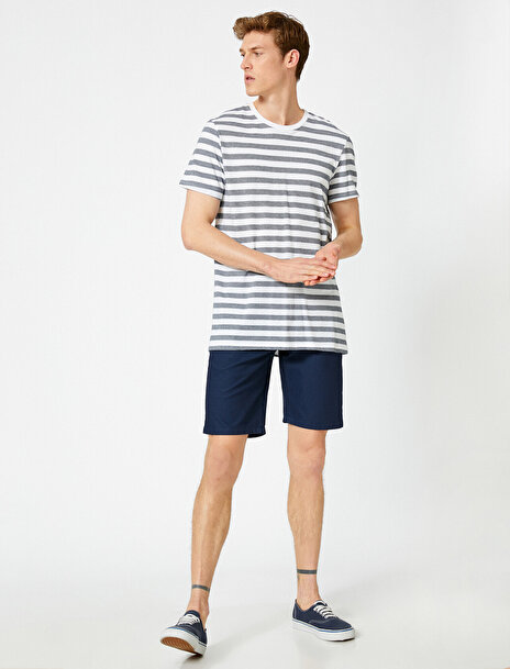 Koton Erkek Chino Şort Pamuklu