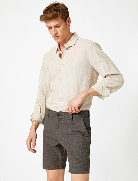 Koton Erkek Chino Şort Pamuklu