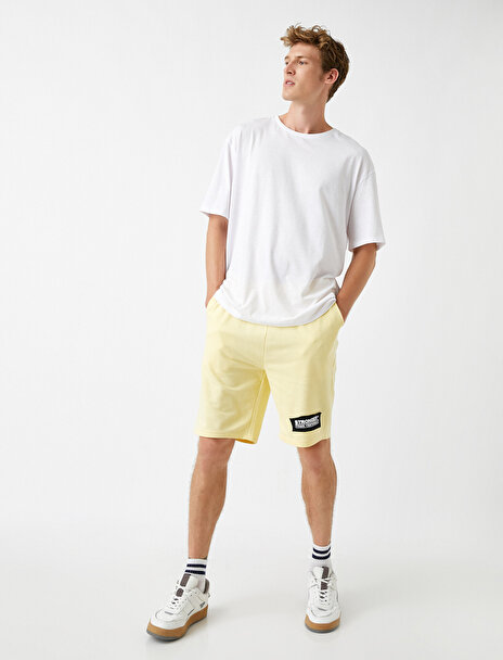 Koton Erkek Respect Life - Yaşama Saygı - Örme Şort Koton Erkek Respect Life - Yaşama Saygı - Örme Şort