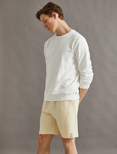 Koton Erkek Cepli Şort Pamuklu Paça Ucu Etiketli