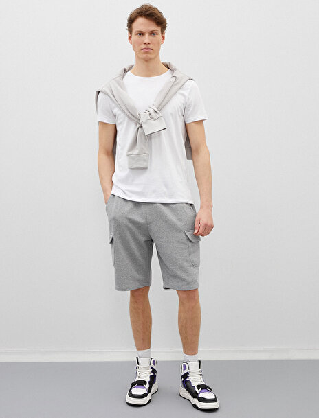 Koton Erkek Cepli Kargo Bermuda Sort