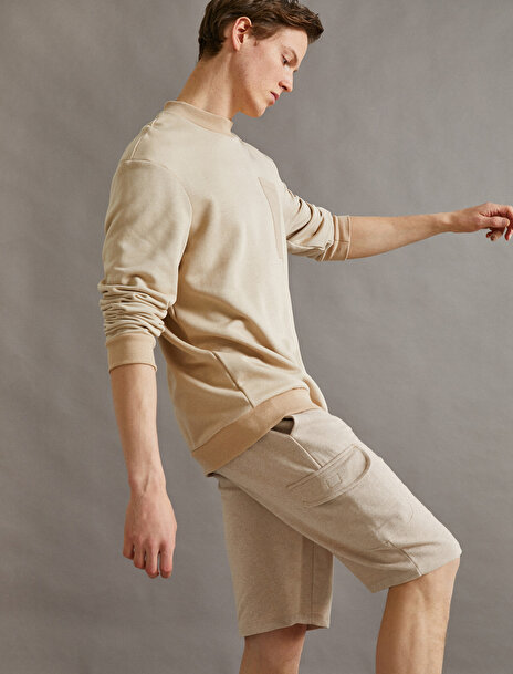 Koton Erkek Cepli Kargo Bermuda Sort