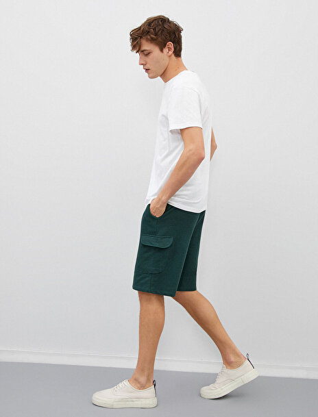 Koton Erkek Cepli Kargo Bermuda Sort
