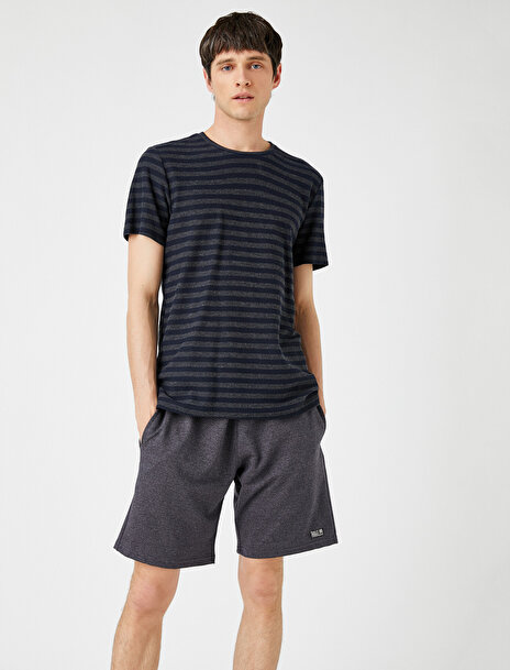 Koton Erkek Basic Şort Cepli Pamuklu Belden Bağlamalı Koton Erkek Basic Şort Cepli Pamuklu Belden Bağlamalı