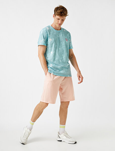 Koton Erkek Bağcıklı Şort Logolu Koton Erkek Bağcıklı Şort Logolu