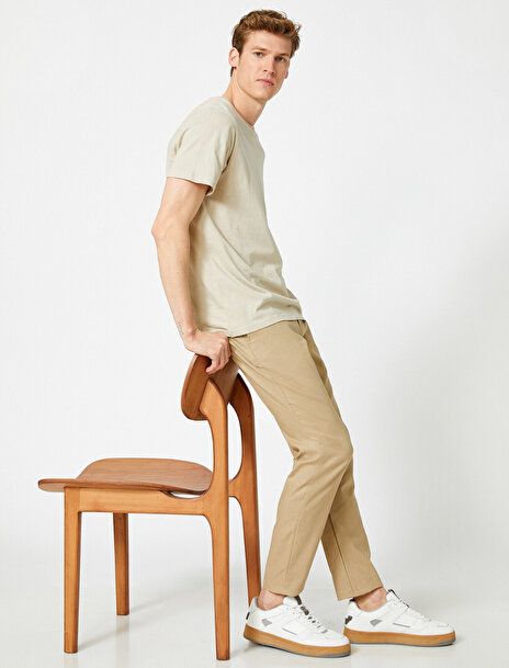 Koton Erkek Keten Pantolon Regular Fit