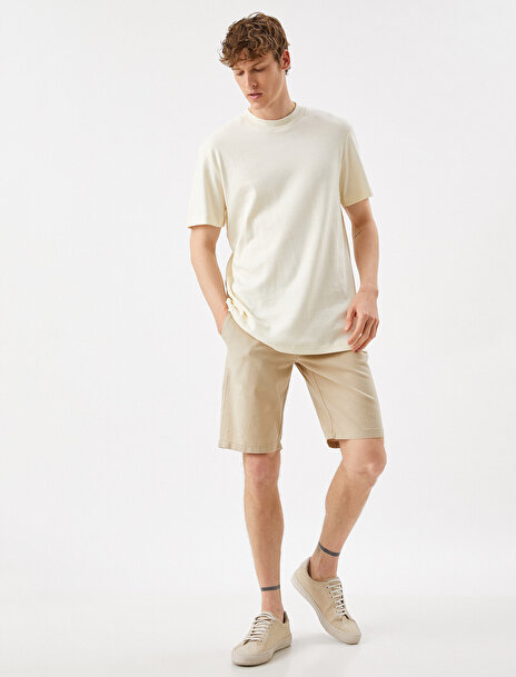 Koton Erkek Chino Şort Pamuklu