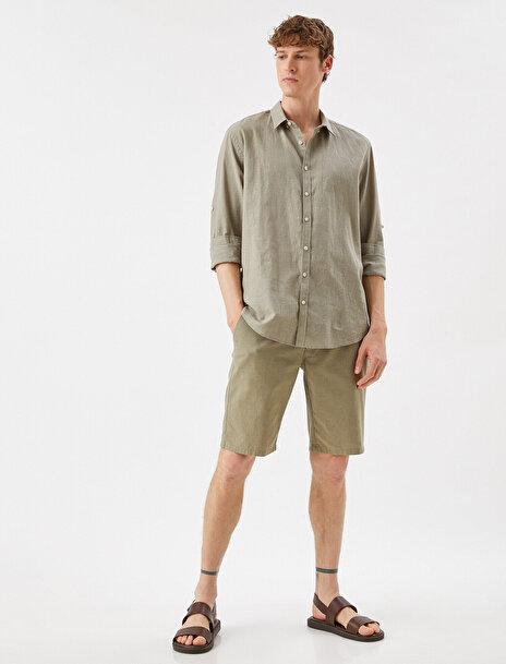 Koton Erkek Chino Şort Pamuklu