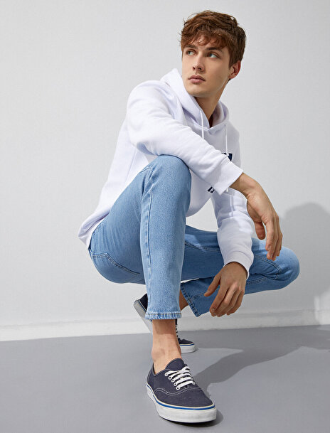 Koton Erkek Tapered Fit Kot Pantolon - Joe Jean