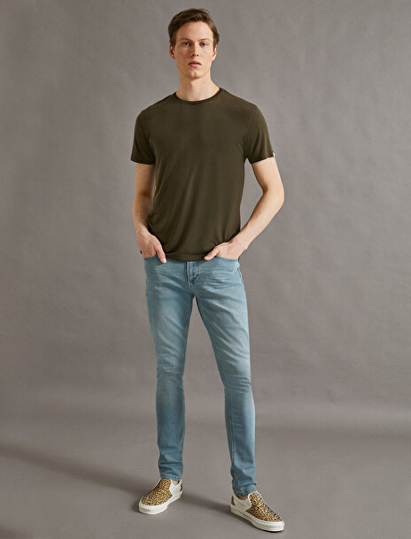 Koton Erkek Super Skinny Fit Kot Pantolon - Justin Jean