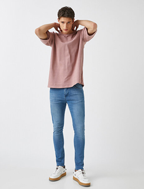 Koton Erkek Super Skinny Fit Kot Pantolon - Justin Jean