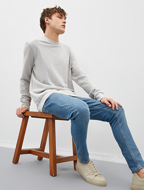 Koton Erkek Tapered Fit Kot Pantolon - Joe Jean