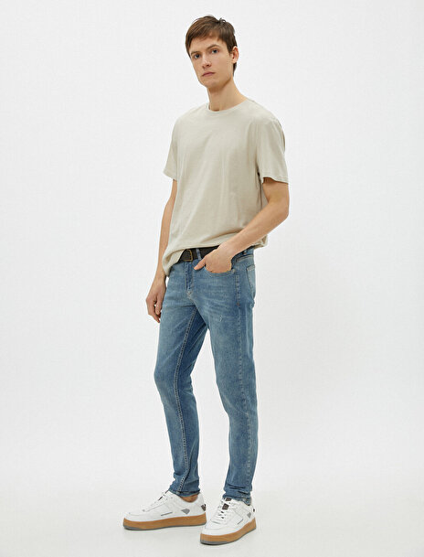 Koton Erkek Super Skinny Fit Kot Pantolon - Justin Jean