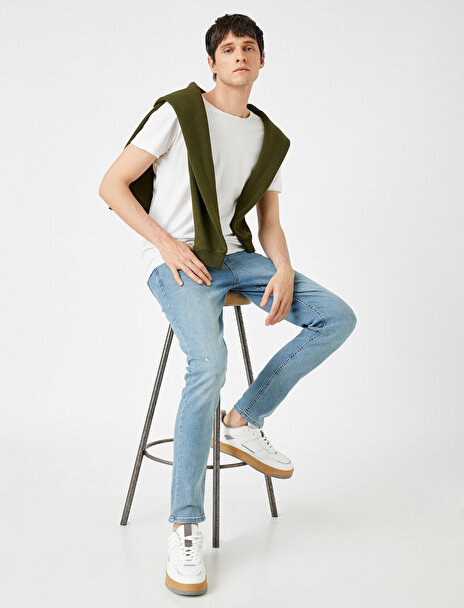 Koton Erkek Super Skinny Fit Kot Pantolon - Justin Jean