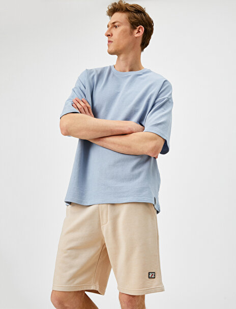 Koton Erkek Amblemli Şort Koton Erkek Amblemli Şort