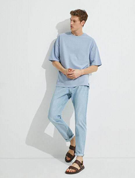 Koton Erkek Mark Straight Fit Jean Pantolon