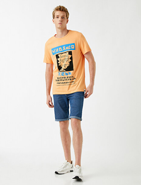 Koton Erkek Rahat Likralı Kot Şort Koton Erkek Rahat Likralı Kot Şort