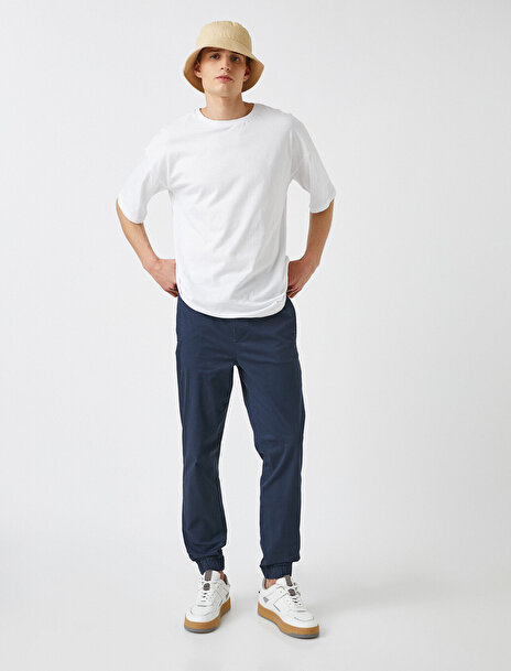 Koton Erkek Tapered Fit Jogger Pantolon Paçası Lastikli