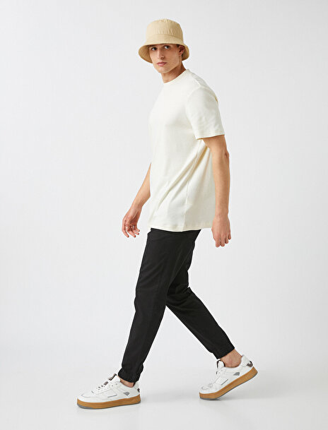 Koton Erkek Tapered Fit Jogger Pantolon Paçası Lastikli