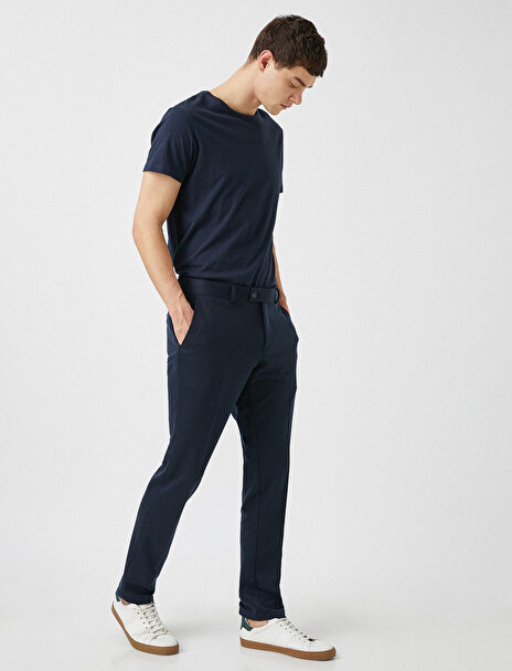 Koton Erkek Slim Fit Pantolon Cepli