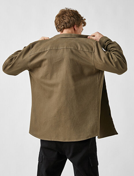 Koton Erkek Regular Fit Gabardin Gömlek