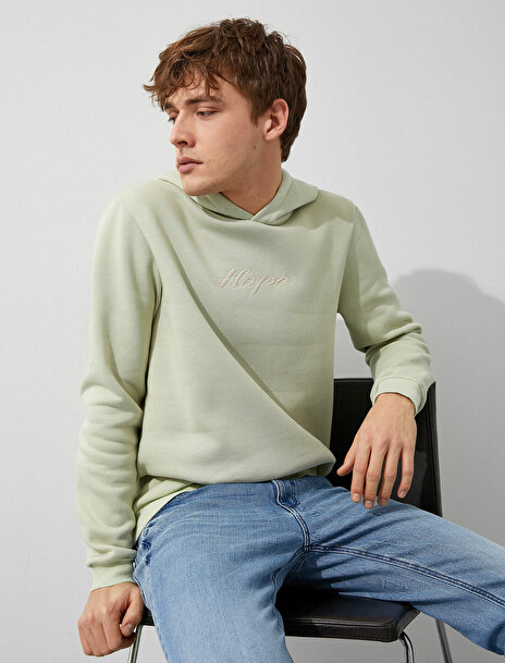 Koton Erkek Pamuklu Kapüşonlu Yazılı Baskılı Sweatshirt Koton Erkek Pamuklu Kapüşonlu Yazılı Baskılı Sweatshirt