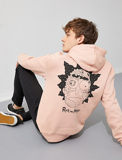Koton Erkek Rick & Morty Lisanslı Baskılı Pamuklu Kapüşonlu Sweatshirt Koton Erkek Rick & Morty Lisanslı Baskılı Pamuklu Kapüşonlu Sweatshirt