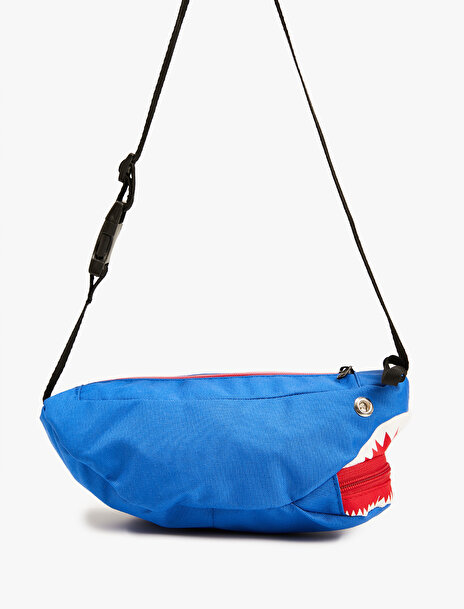 Koton Erkek Çocuk Bel Çantası Renkli Köpek Balığı Temalı Koton Erkek Çocuk Bel Çantası Renkli Köpek Balığı Temalı