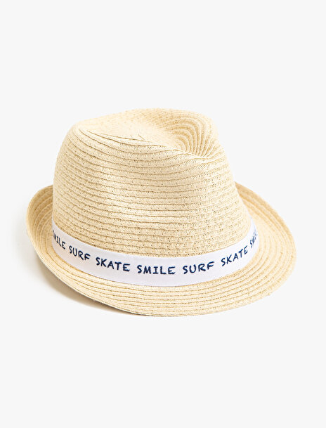 Koton Erkek Çocuk Fötr Şapka Erkek Çocuk Yazılı