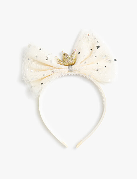 Koton Kız Çocuk Fiyonklu Taç