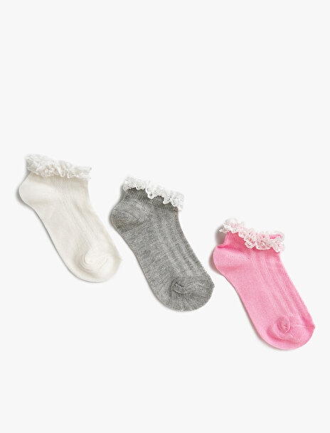Koton Kız Çocuk Kız Çocuk Çorap Seti Pamuklu