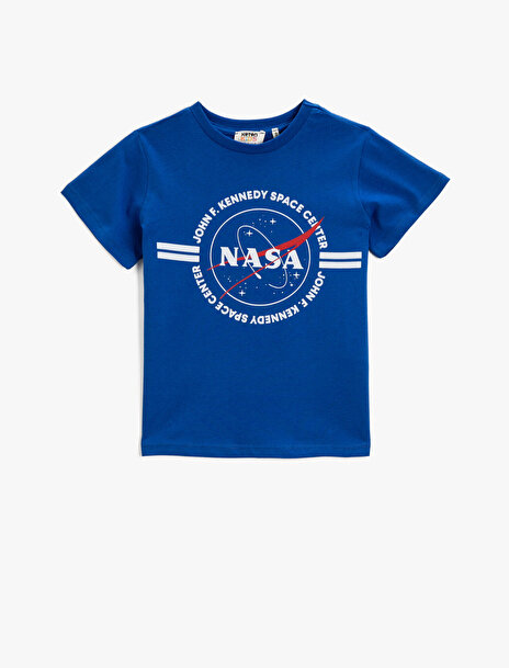 Koton Erkek Çocuk NASA Tişört Lisanslı Pamuklu