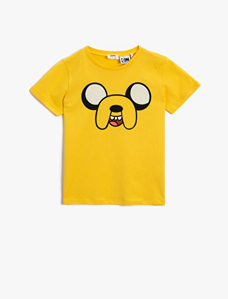 Koton Erkek Çocuk Adventure Time Tişört Lisanslı Baskılı Pamuklu Kısa Kollu Koton Erkek Çocuk Adventure Time Tişört Lisanslı Baskılı Pamuklu Kısa Kollu