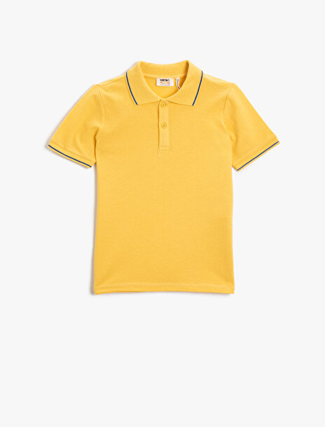 Koton Erkek Çocuk Polo Yaka Tişört Basic Kısa Kollu Pamuklu Koton Erkek Çocuk Polo Yaka Tişört Basic Kısa Kollu Pamuklu