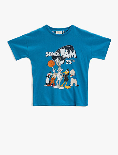 Koton Erkek Çocuk Space Jam Lisanslı Tişört Pamuklu