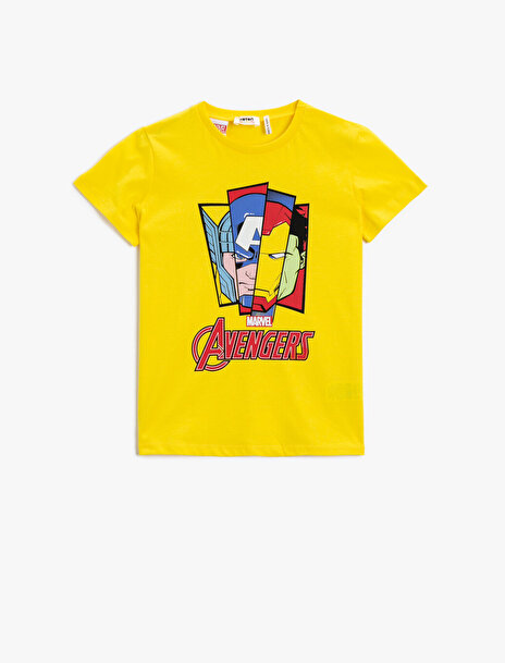 Koton Erkek Çocuk Avengers Tişört Lisanslı Pamuklu
