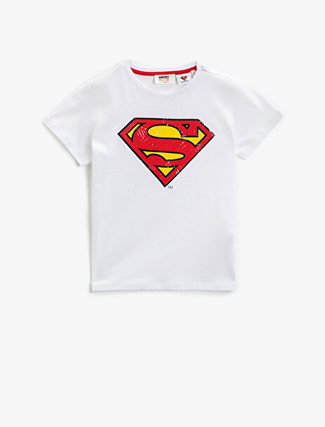 Koton Erkek Çocuk Superman Tişört Lisanslı Pamuklu Kısa Kollu Koton Erkek Çocuk Superman Tişört Lisanslı Pamuklu Kısa Kollu
